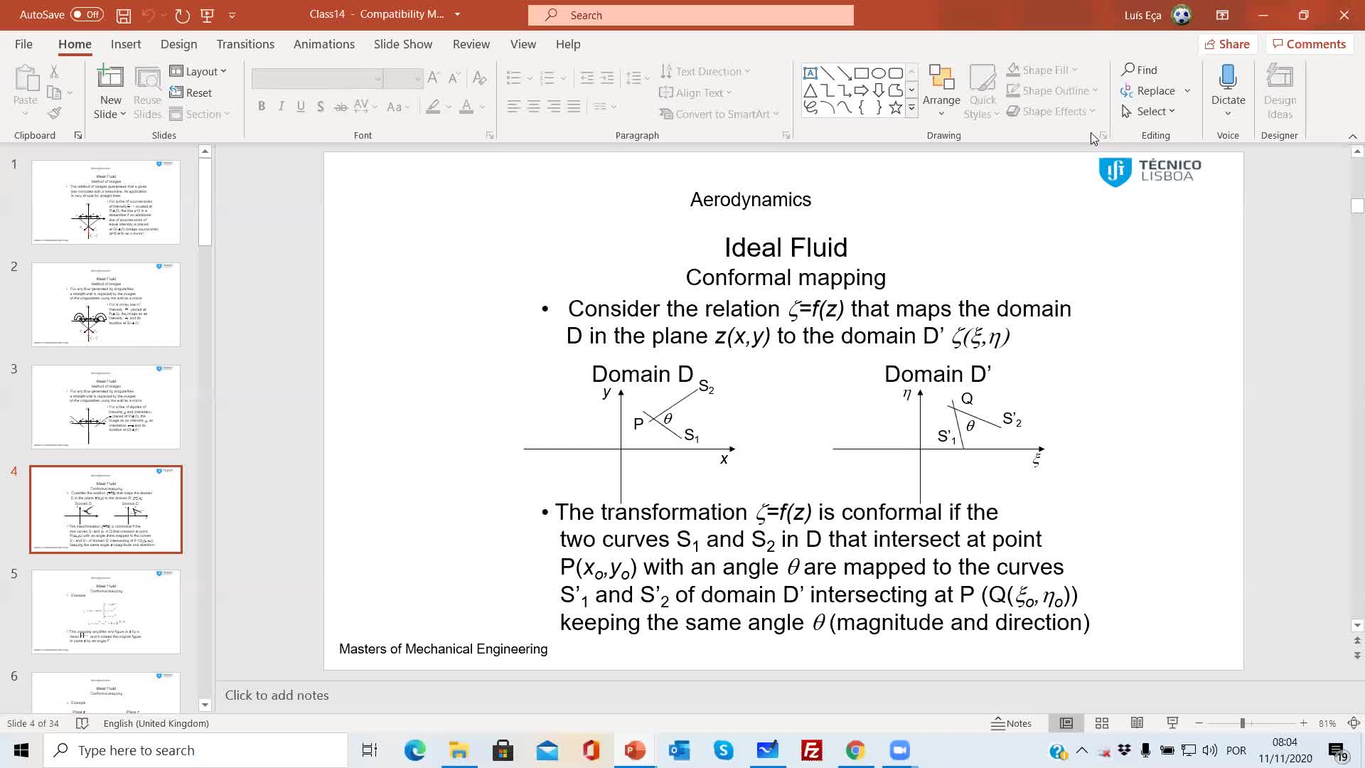 Educast Manager - Channel «Aerodynamics MEMec 2020/2021, Theoretical ...
