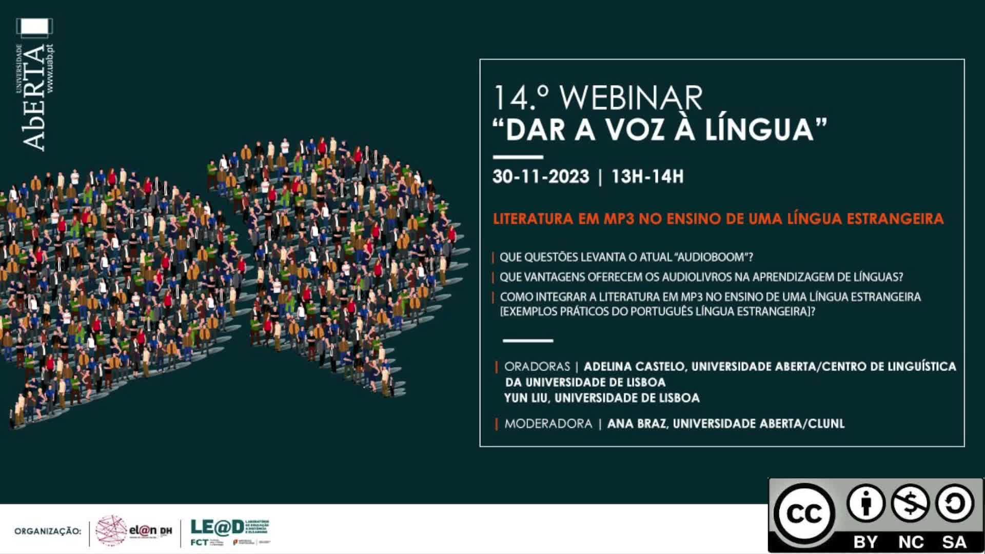 Educast player: 14.º Webinar “Dar Voz à Língua”: literatura em mp3 no ...